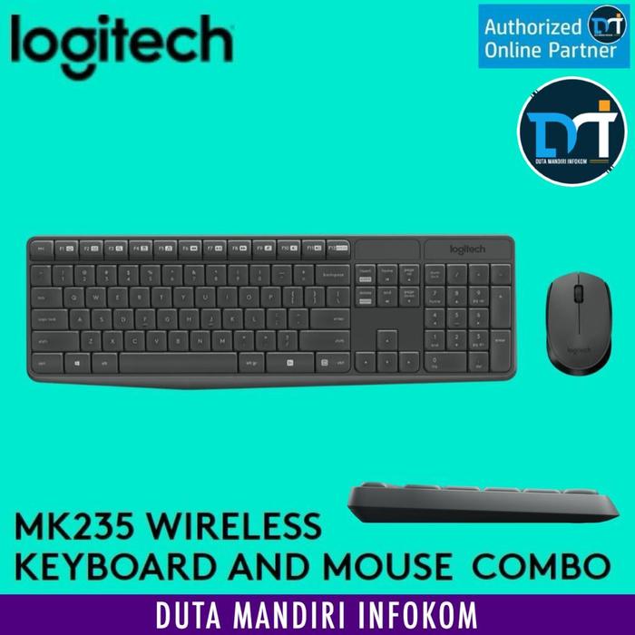 Jual Logitech MK235 - Wireless Combo Keyboard & Mouse Combo I MK-235 - Jakarta Pusat - Duta ...