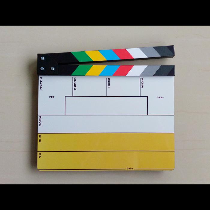 Jual Clapper Board Akrilik Custom 20 x 25 Desain Suka Suka + Logo ...