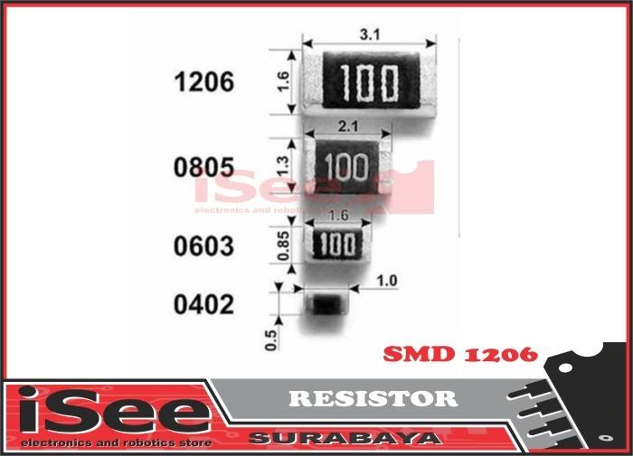 Jual Resistor smd 1206 20ohm 20 ohm Toleransi 1% tolerance 1 % - Kota Surabaya - iSee | Tokopedia