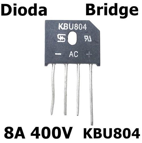 Jual Dioda Jembatan KBU 804 8A 400V Silicon Bridge Rectifier Diode ...