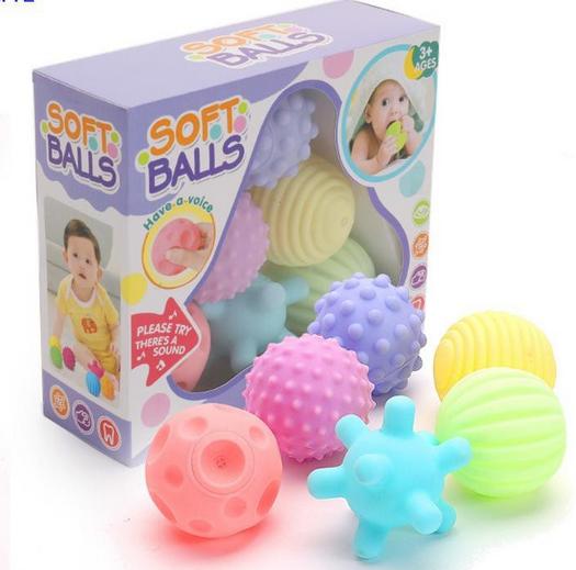 Jual Soft Sensory Balls 6pcs Baby Education Toy Mainan Sensorik Anak ...