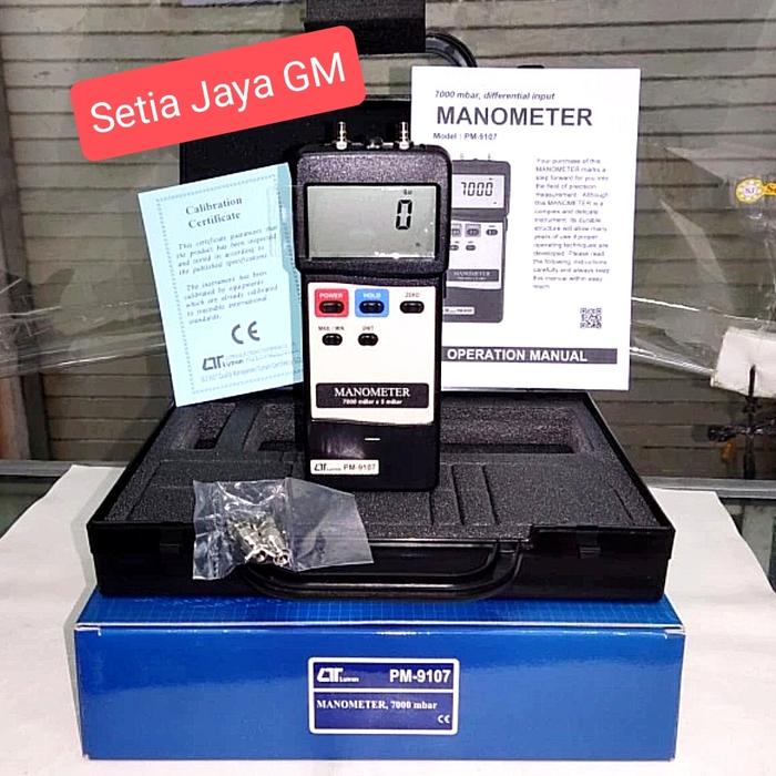Jual LUTRON PM-9107 Manometer 7000 mbar - Jakarta Barat - Setia Jaya GM ...