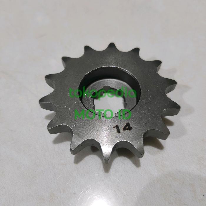 Jual Gear Gir Depan KLX 150 Supermoto Ban Lebar 14T Gir Gendong - Kota ...