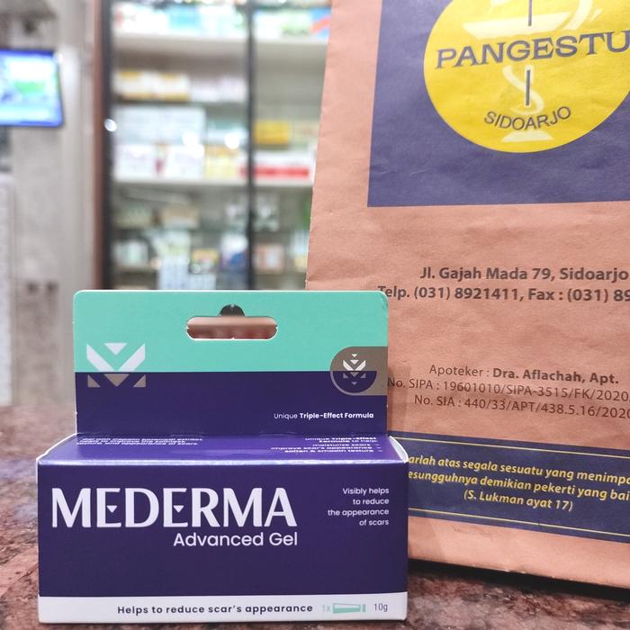 Jual Mederma Advanced Gel 10gr / Menghilangkan Bekas Luka / Medema ...
