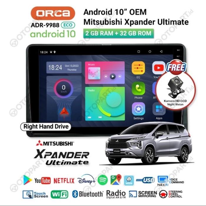 Jual Head unit Android orca oem Xpander cross Ram2gb/32g 10inch ...