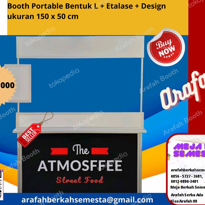Jual Booth Portable Jumbo Full Stiker ukuran P.100 L.60 T.80 - Jakarta ...