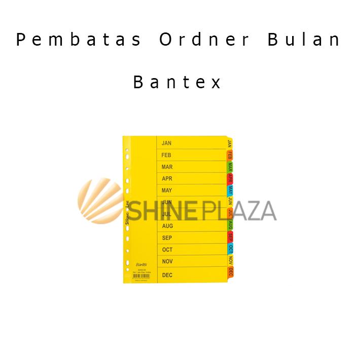 Jual Pembatas Ordner Bantex Bulan A4 6059 - Cardboard Index & Divider ...