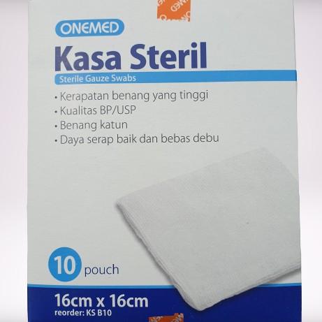 Jual Kasa Steril Onemed 16x16 Cm Gauze Swab Steril Kasa Hidrofil One ...