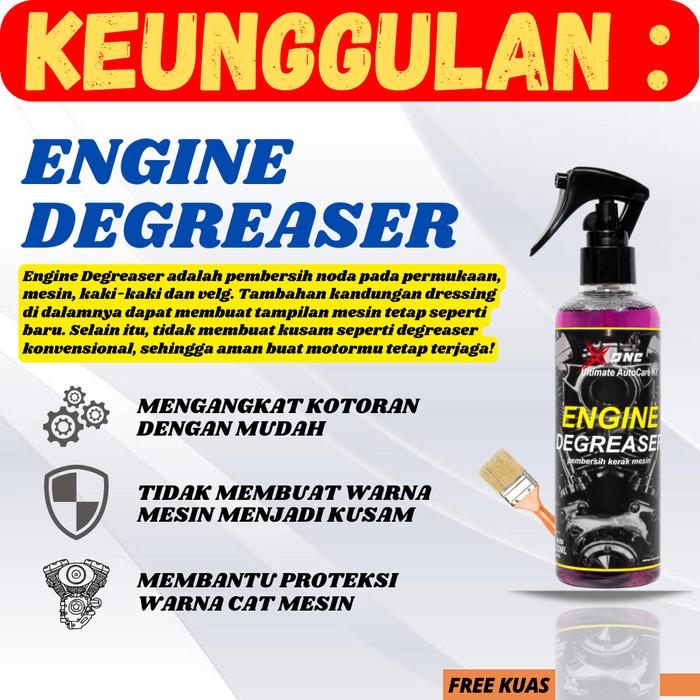 Jual X ONE Engine Degreaser Pembersih Kerak Dan Oli Mesin Premium 250ML - Kab. Bogor ...