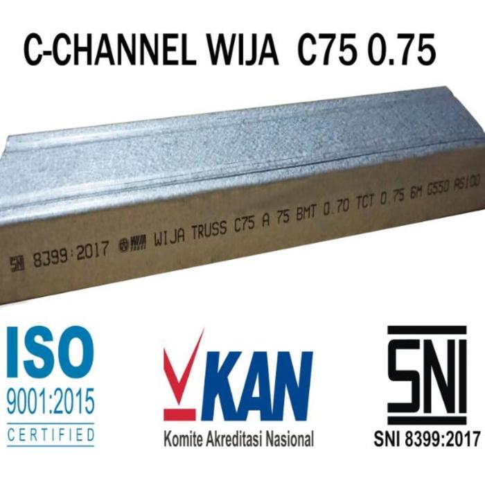 Jual Baja Ringan wija truss C75x075 SNI ISO G550 AZ100 - Kab. Bekasi ...