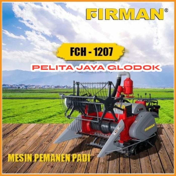 Jual Mesin Panen Padi Combine harvester Firman FCH1207 Alat Panen Padi ...