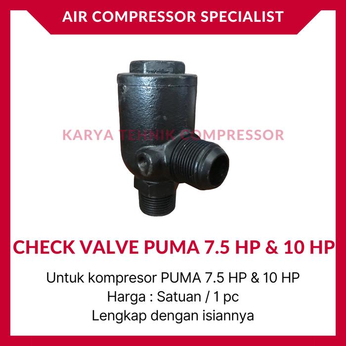 Jual Check Valve Kompresor Udara PUMA 7.5 HP & 10 HP - Kota Surabaya ...
