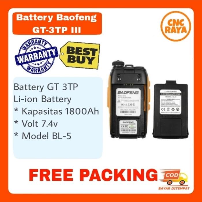 Jual BATRE HT BAOFENG GT 3TP BATRAI HT GT 3 TP BAOFENG - Jakarta Barat ...
