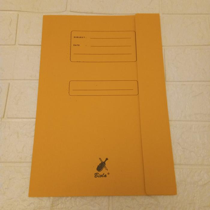 Jual map kertas biola F4 warna kuning ecer - Kab. Bekasi - Outlet Oleh ...