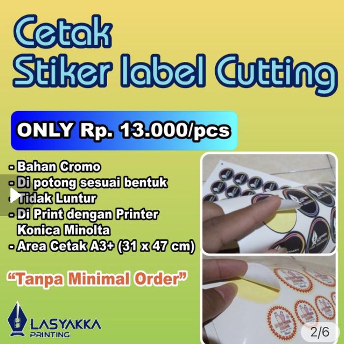 Jual Stiker Label Cutting (potong sesuai bentuk) - Kota Serang ...