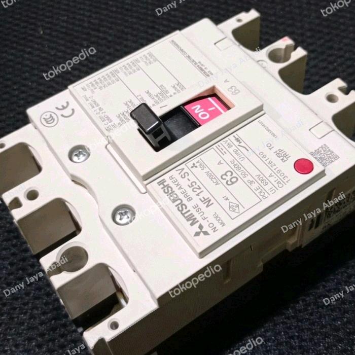 Jual mccb mitsubishi NF125-SV 3P 63A no-fuse breaker NF125SV - Jakarta Pusat - Dany Jaya Abadi ...