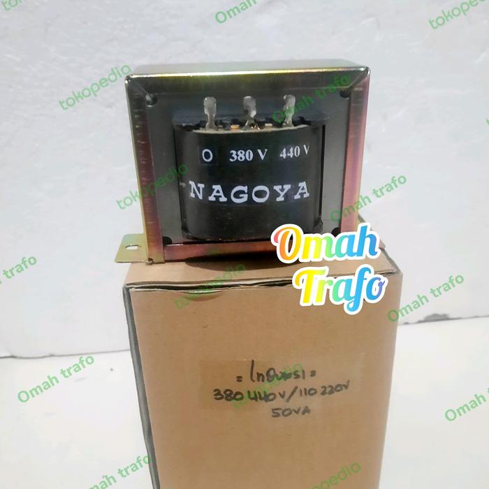 Jual trafo step down/up induksi 380 440v / 110 220v 50 va/watt model solder - Jakarta Barat ...