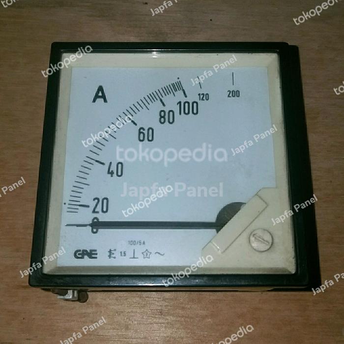 Jual Ampere Meter GAE 0 - 200A 100/5A 95x95 Original Germany - Jakarta ...