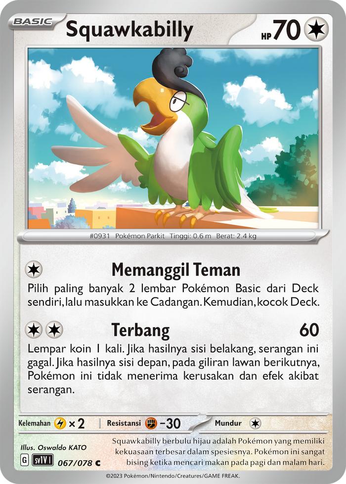 Jual Squawkabilly SV1V Pokemon TCG Indonesia - Kota Surabaya - Board ...