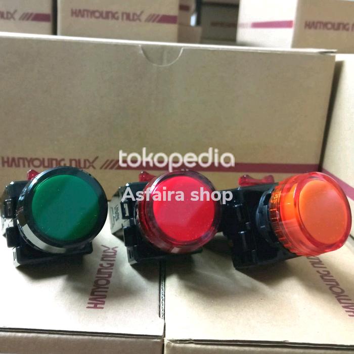 Jual PILOT LAMP HANYOUNG 22MM MRP-TDO / PILOT LAMP 24VDC - Jakarta ...