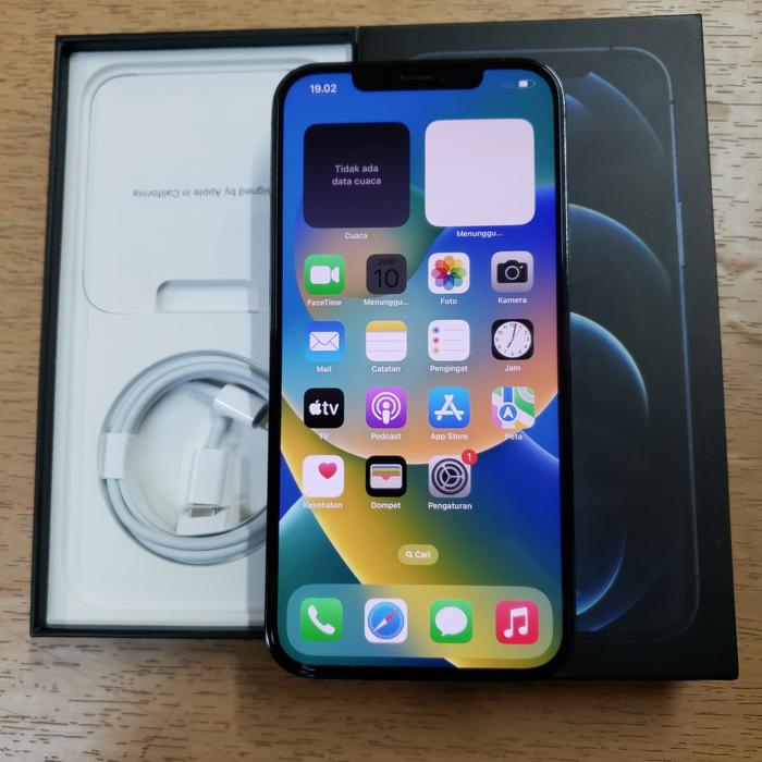 Jual iPhone 12 Pro Max 256GB Dual Sim Pacific Blue - Jakarta Selatan ...