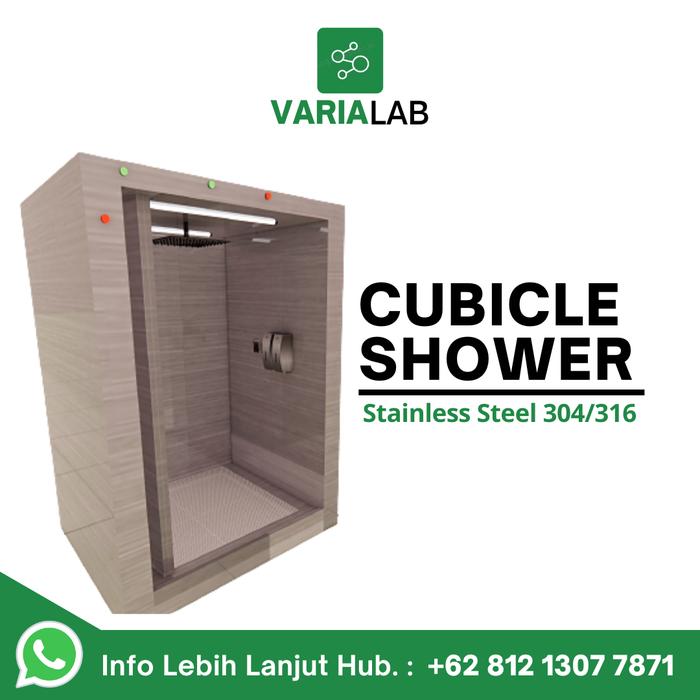 Jual Cubicle Shower For Laboratory - Magnetic Interlock System - Kota ...