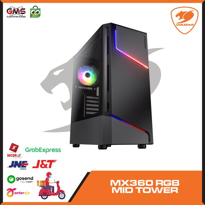 Jual COUGAR GAMING MX360 RGB GAMING CASE MID TOWER - Jakarta Pusat - COUGAR INDONESIA | Tokopedia