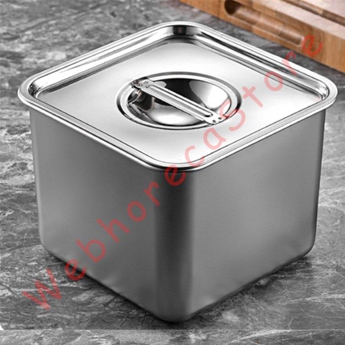 Jual Bain Marie Condiment Container W Lid/ Box Bumbu Saos Stainless ...