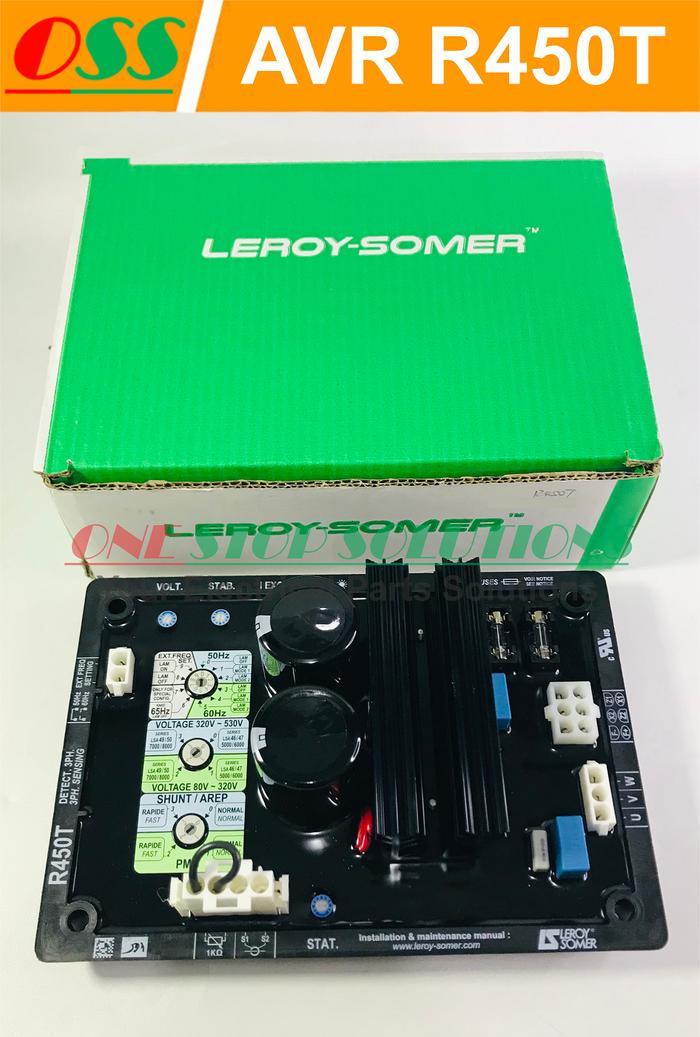 Jual AVR GENERATOR R450T GENUINE ORIGINAL LEROY SOMER R 450T AVR GENSET ...