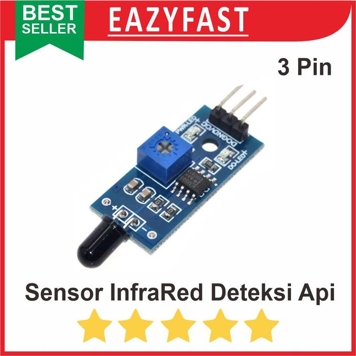 Jual Modul Module Sensor Api Kebakaran Flame Infrared Arduino ...