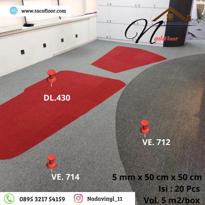Jual Karpet Tile Delta Karpet Kantor tebal 5 mm - Jakarta Timur ...