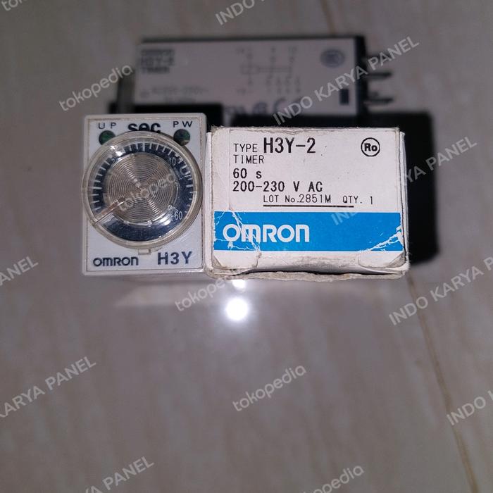 Jual TIMER RELAY H3Y-2 60 SECON OMRON - Jakarta Pusat - INDO KARYA PANEL | Tokopedia