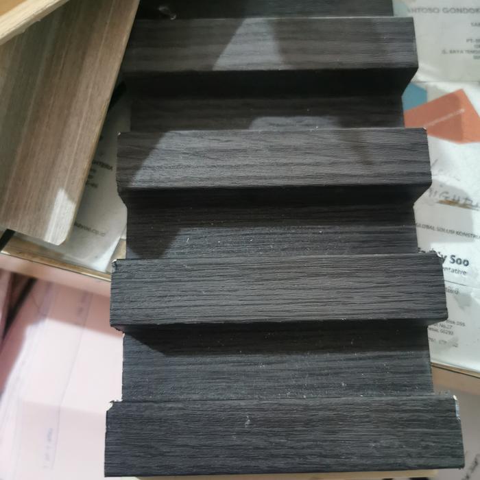Jual WPC wall panel dinding motif kayu deco panel dp-168 - blackwood ...