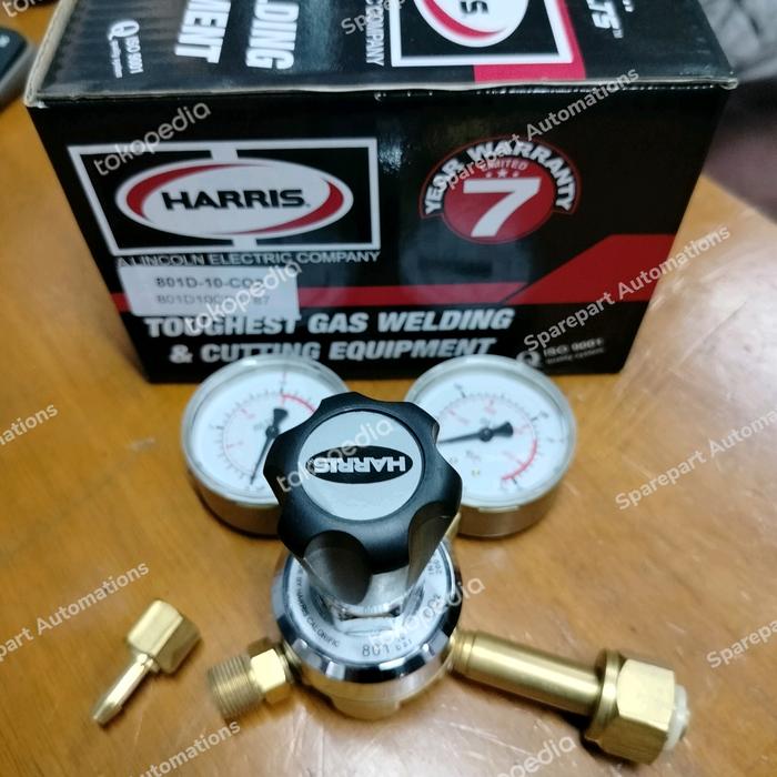 Jual HARRIS 801D-10-CO² (Carbon Dioksida) Regulator Gas CO2 Series 801D ...