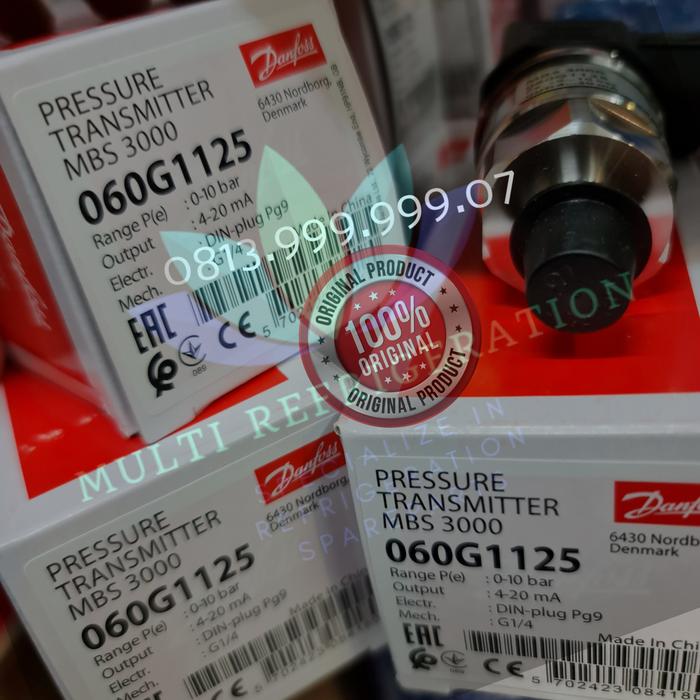 Jual Pressure Transmitter Danfoss MBS3000 060G1125, 10bar ORIGINAL - Jakarta Barat - Multindo ...