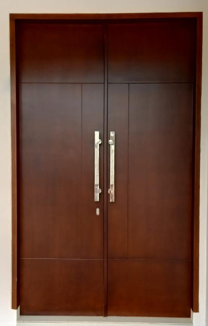 Jual PINTU MERBAU MINIMALIS ( PINTU PAIR DAUN TEBAL ) 40 X 600 X 2390 ...