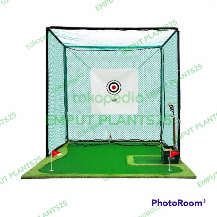 Jual Jaring Golf Cage Besi 3x3x3 M + Lapangan Golf Mini 3x4 M Free Hole ...