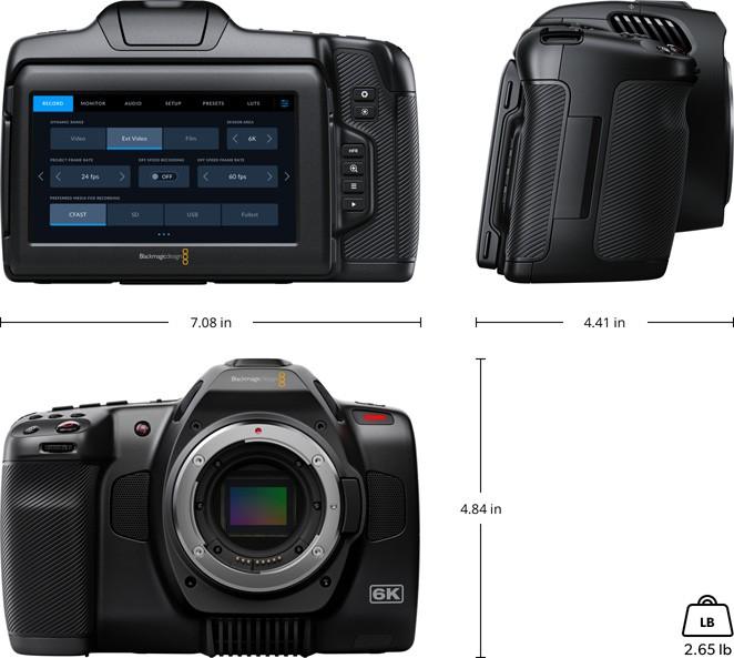 Jual Blackmagic Design Pocket Cinema Camera 6K G2 - Camera Blackmagic ...
