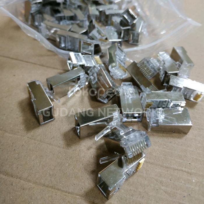 Jual RJ45 Connector Cat.6 (Konektor RJ-45 Cat6 ) / Konektor RJ45 murah ...