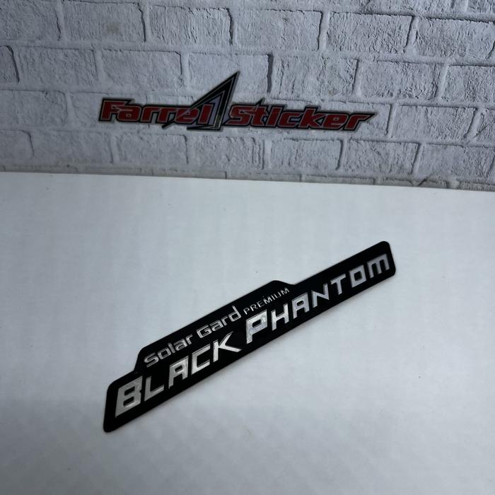 Jual Sticker Black Phantom stiker solar gard Black phantom embos ...