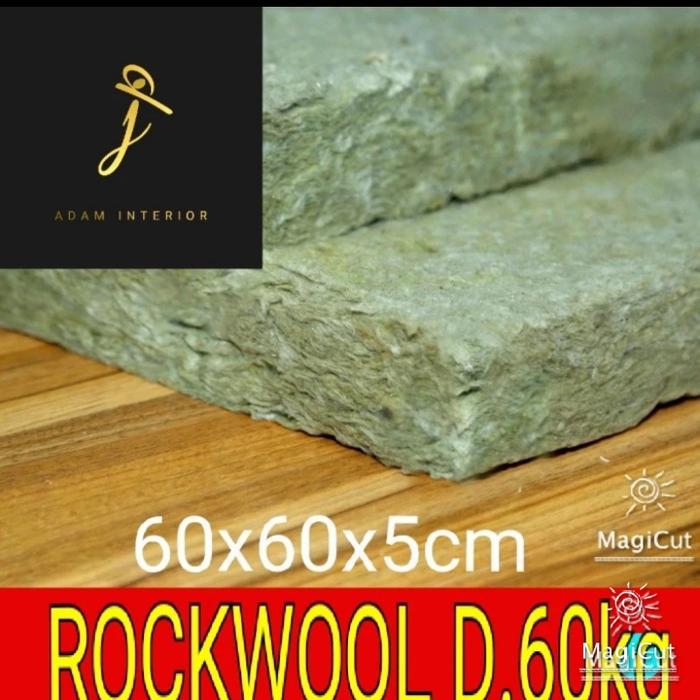 Jual Busa Potongan rockwool/ Peredam suara D 60kg tebal 5cm/60 x 60x5cm ...