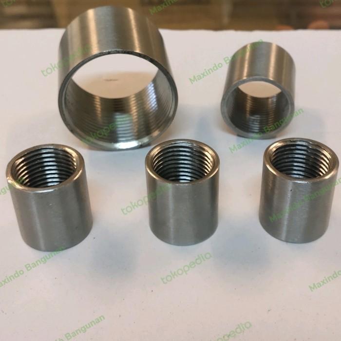 Jual Socket Pipa Stainless 1/2" Inch / Sambungan Pipa Stainless SS304 ...