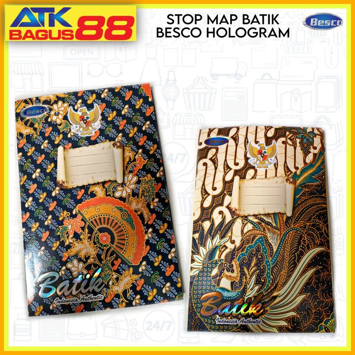 Jual 1 Pcs Stop Map Batik Besco Hologram/Stop Map Batik /Map Batik ...