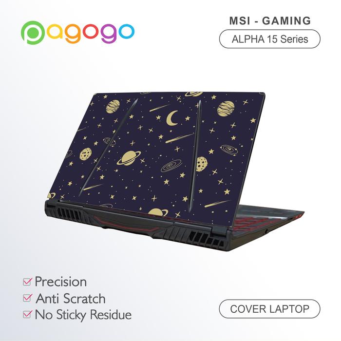 Jual Garskin Stiker Laptop Msi Alpha 15 A3D A3DC A3DCK A3DD A3DDK Full ...