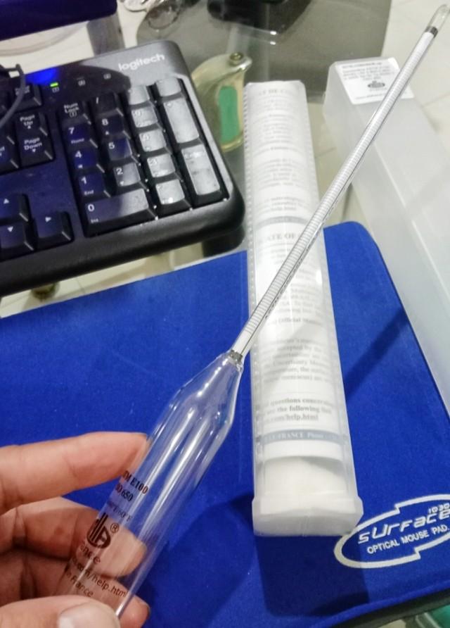 Jual Hydrometer ASTM E100 Test Density Bensin Range 0.700-0.750 Sp. Gr ...