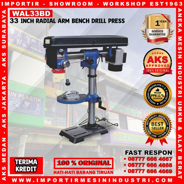 Jual Mesin Bor Duduk Bench Drill / Radial Arm Bench Drill Press ...