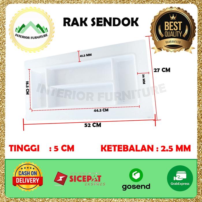 Jual RAK SENDOK KECIL / TEMPAT SENDOK SEKAT (52 x 27) - Jakarta Barat ...