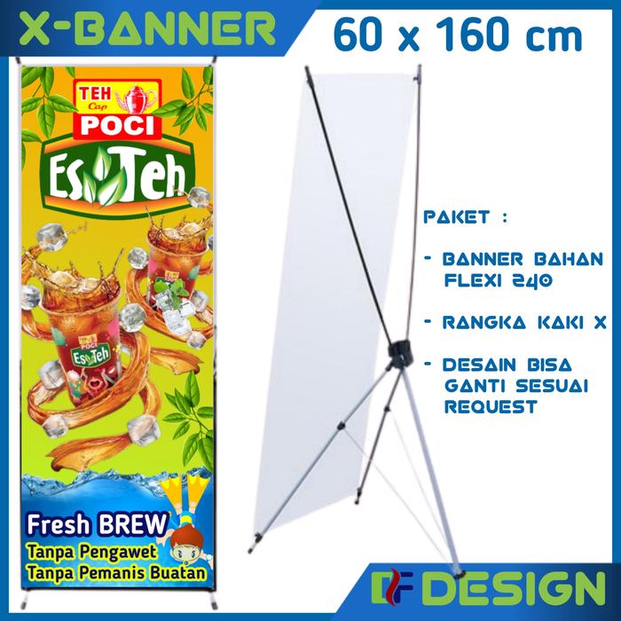 Jual PAKET CETAK DESAIN RANGKA KAKI STANDING X-BANNER - Kota Bandung ...