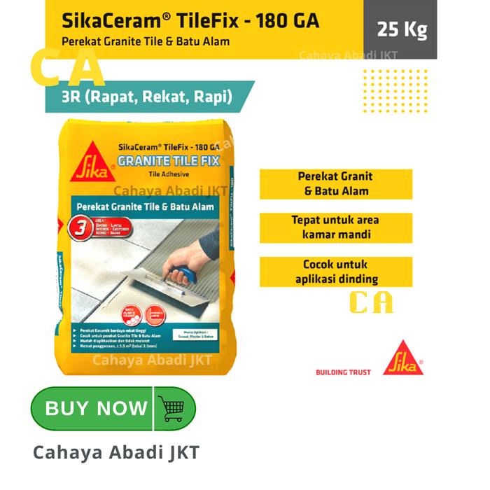 Jual SIKA 180 GA SIKA PEREKAT GRANIT DAN BATU ALAM (25KG) - Jakarta ...