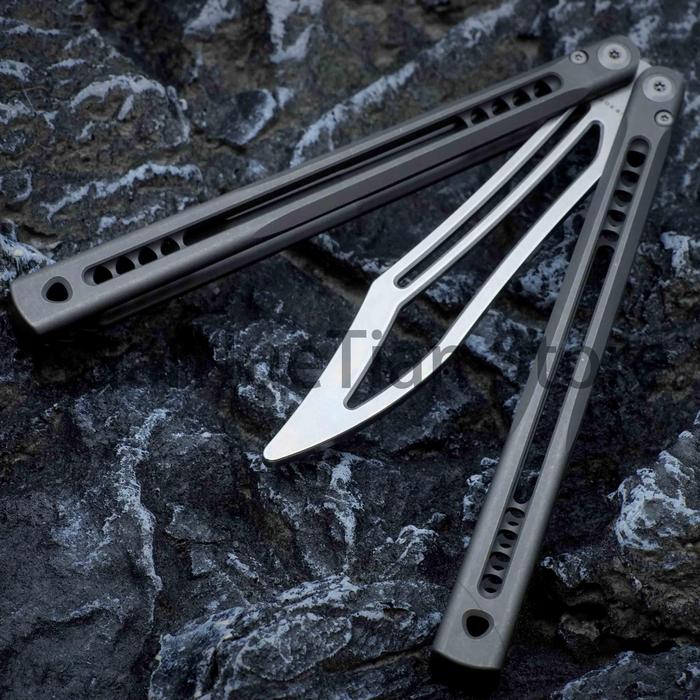 Jual Log Ti Jian Balisong Butterflyknife Flipper Trainer Safe Edc tdoor ...